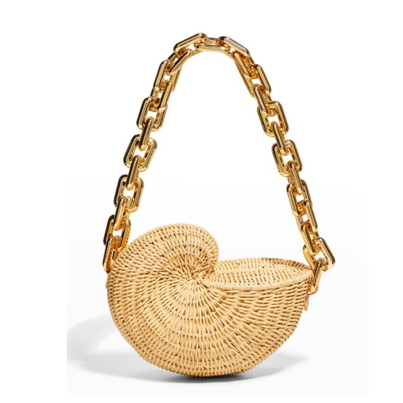 Poolside | Bags | Poolside The Anna Rattan Conch Shell Bag In Natural ...